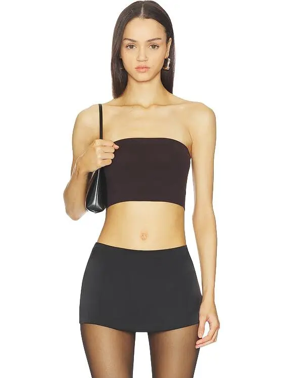 Wolford Seamless Essential Top Sleeveless - Dark Wood