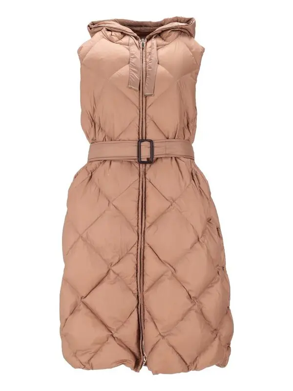Max Mara Padded Gilet - Brown
