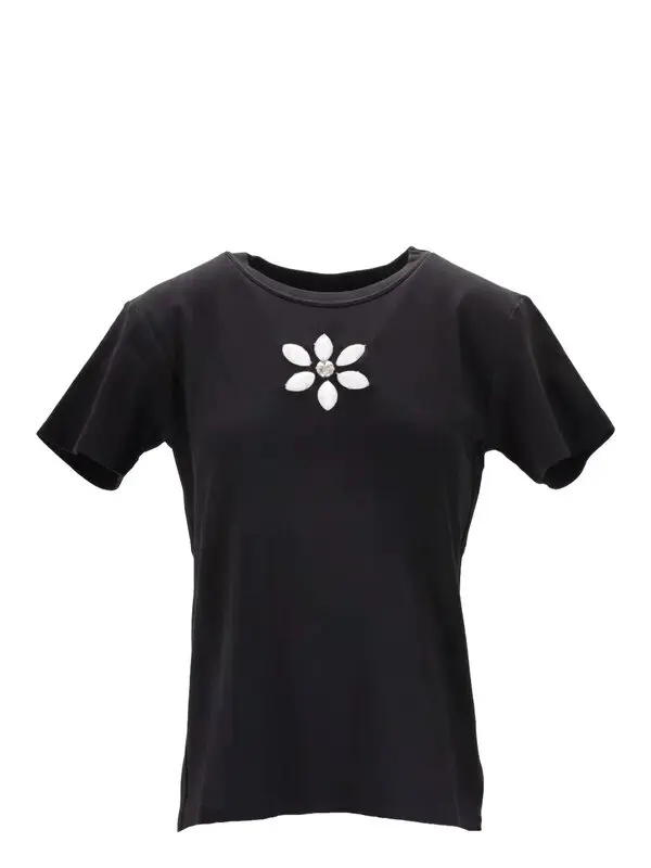 MERYLL ROGGE Embroidered T-shirt - Black