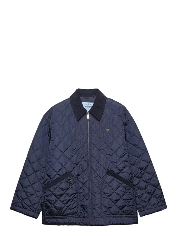 Prada Re-nylon Blouson Jacket - Blue