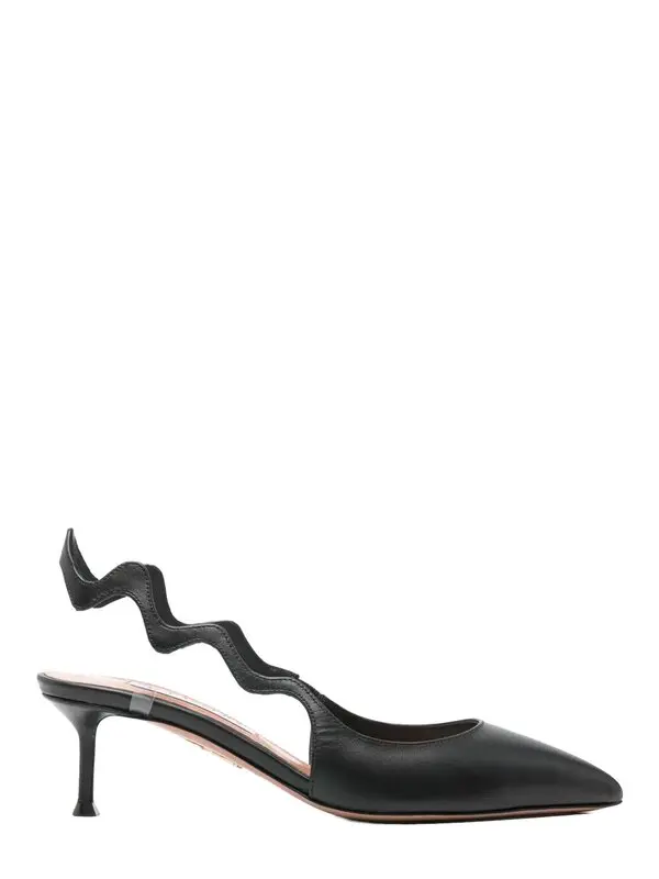 AQUAZZURA 55mm Artiste Pointed-toe Pumps - Black