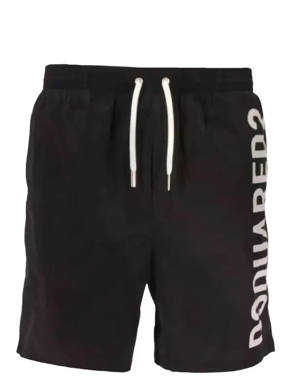 Dsquared2 Logo-print Swim Shorts - Black