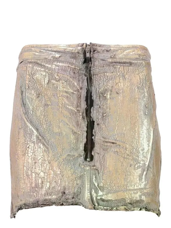 Rick Owens Mini Skirt - Gold