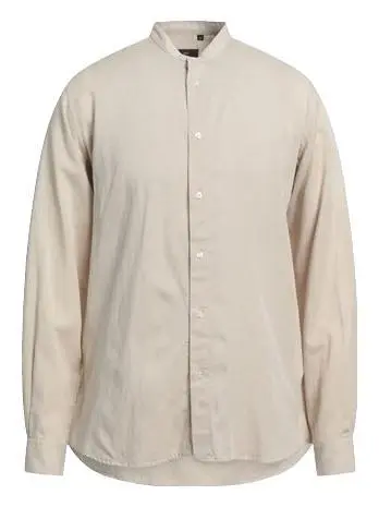 LIU •JO MAN Shirt Size Lyocell, Linen, Cotton - Beige