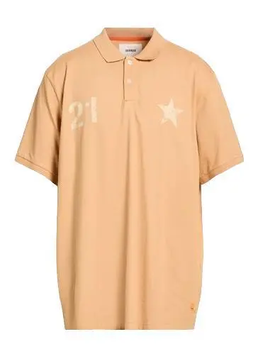 DEKKER Polo Shirt Sand Size Cotton - Beige