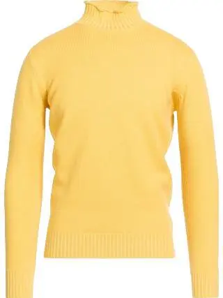 KANGRA Turtleneck Wool Sweater - Yellow