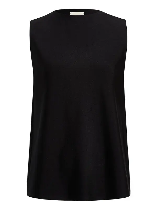 Khaite Knit Sleeveless Top - Black