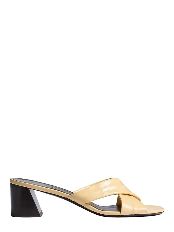Khaite Liria Leather Sandals - Butter