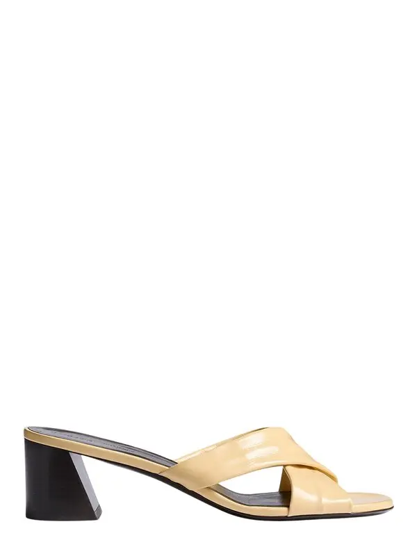 Khaite Liria Leather Sandals - Butter