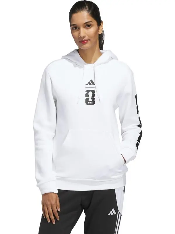 Adidas Fifa World Cup 26™ Match Ball Graphic Hoodie - White