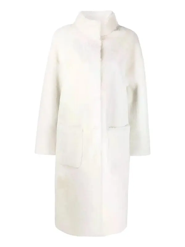 LISKA Reversible Shearling Coat - Neutrals