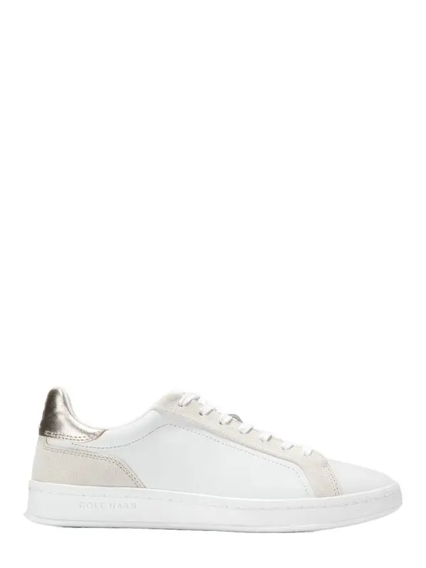 Cole Haan Grandprø Breakaway Lace-to-toe Sneakers - White-silver Birch-gold