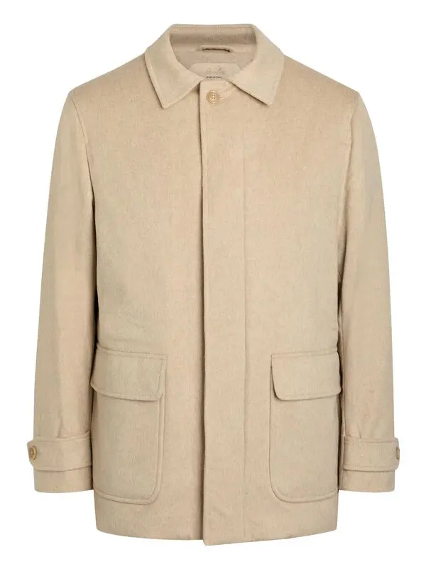 AURELIEN Wool And Cashmere-blend Jacket - Beige
