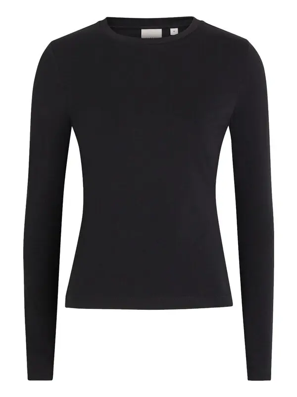 Varley Edna Jersey Top - Black