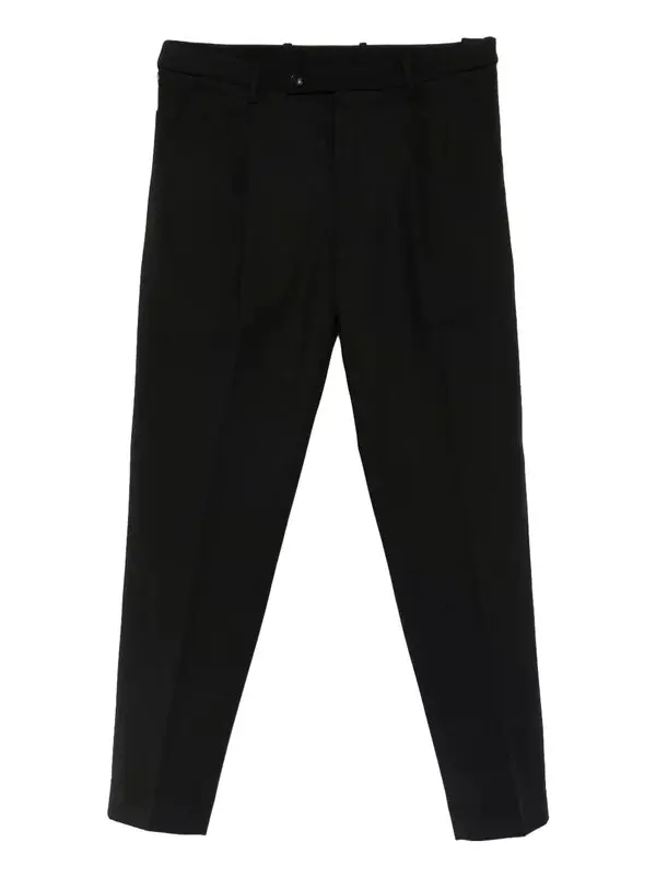 HOSIO Button-fastening Trousers - Black