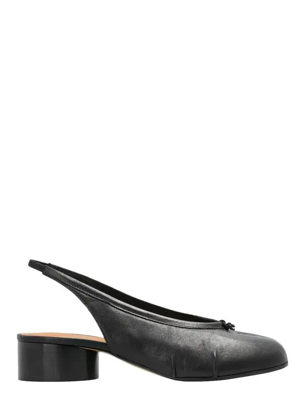 MAISON MARGIELA 30mm Tabi Slingback Heeled Pumps - Black