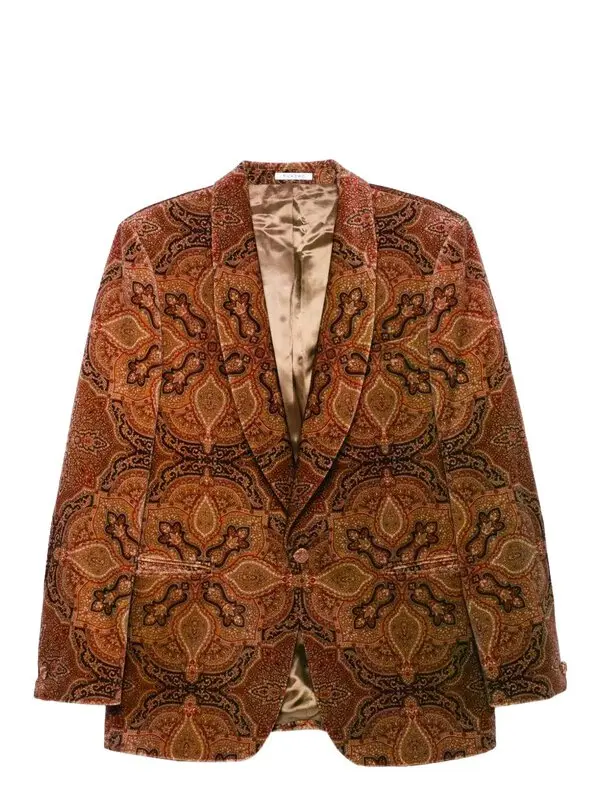 FURSAC Single-breasted Blazer - Brown