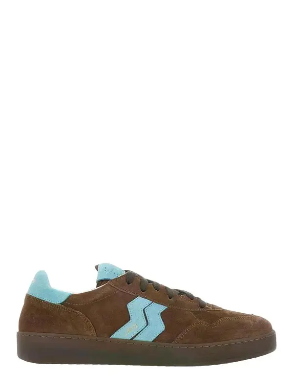 STRYPE Logo-patch Suede Sneakers - Brown