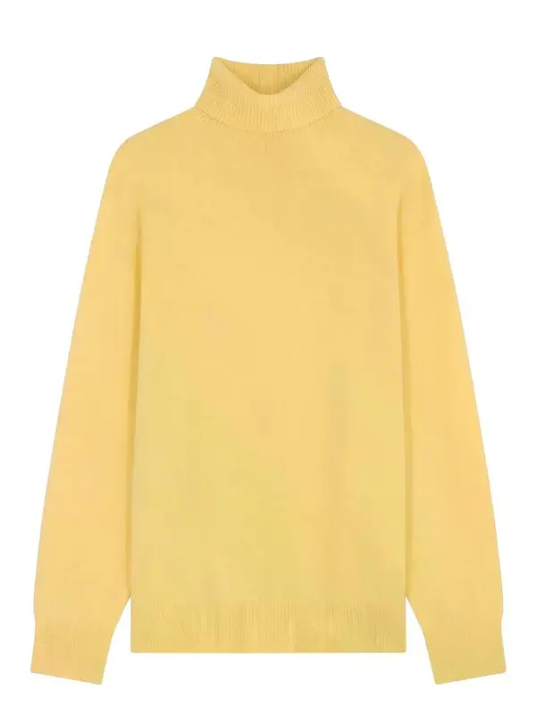 FURSAC Roll-neck Sweater - Yellow