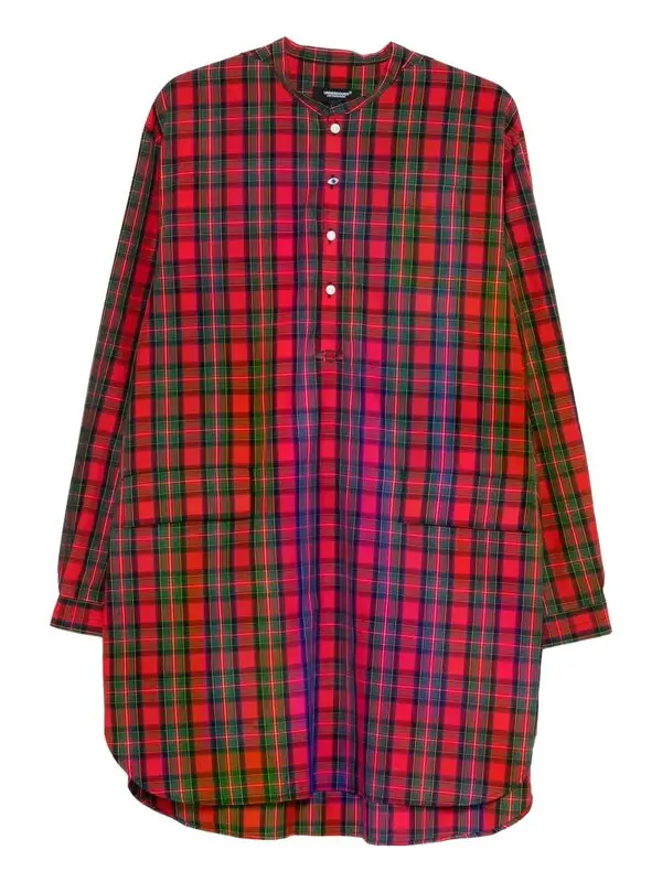 UNDERCOVERISM Plaid Pocket Shirt - Red