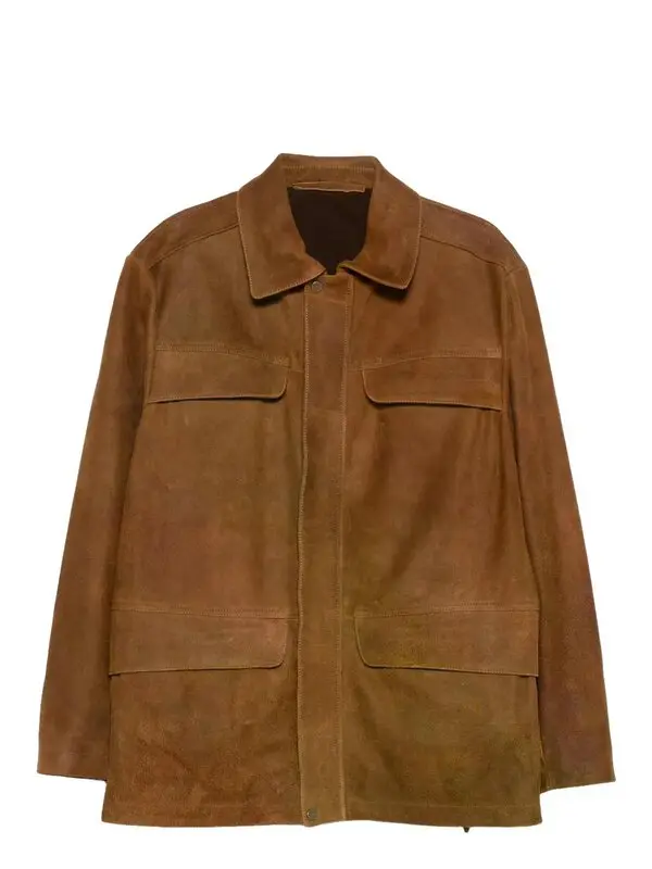 SALVATORE SANTORO Flap-pocket Jacket - Brown