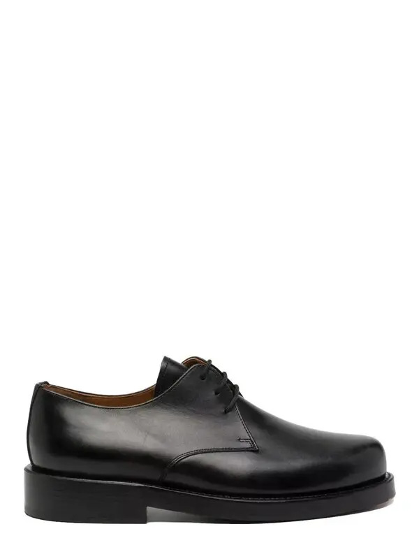 Junya Watanabe Lace-up Leather Derby Shoes - Black