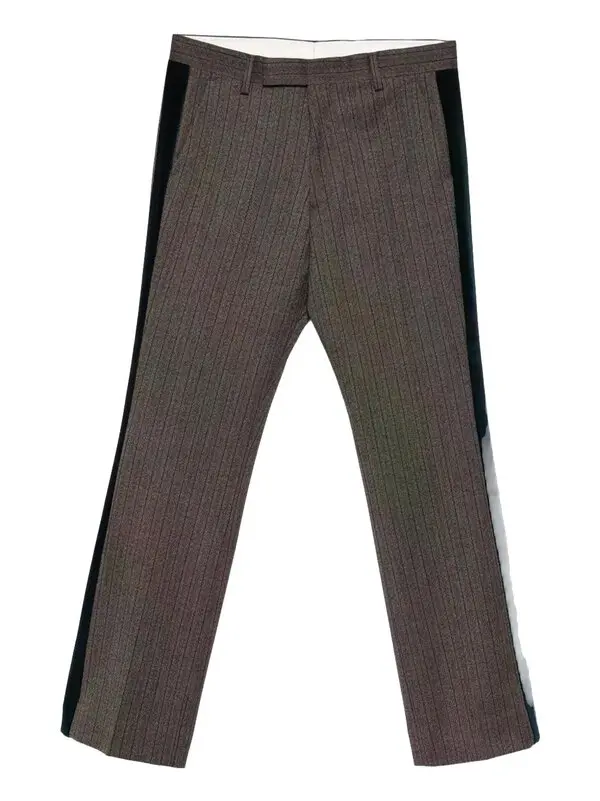 WALES BONNER Pinstripe Trousers - Grey
