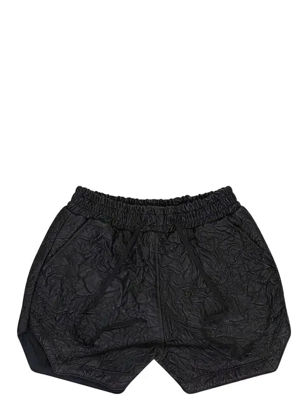 WHO DECIDES WAR BY EV BRAVADO Crinkled-effect Shorts - Black