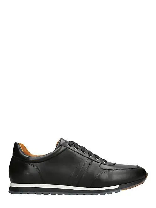 Magnanni Zubrir Leather Trainers - Black