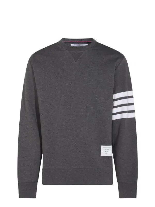 Thom Browne Cotton Sweatshirt - Grey