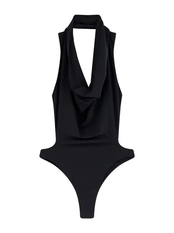 AMAZUIN Raquel Stretch Fabric Body - Black