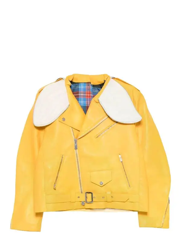 CHARLES JEFFREY Biker Jacket - Yellow