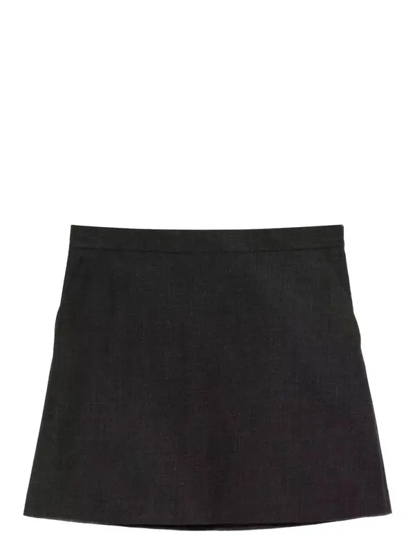 Antonelli Firenze A-line Mini Skirt - Grey