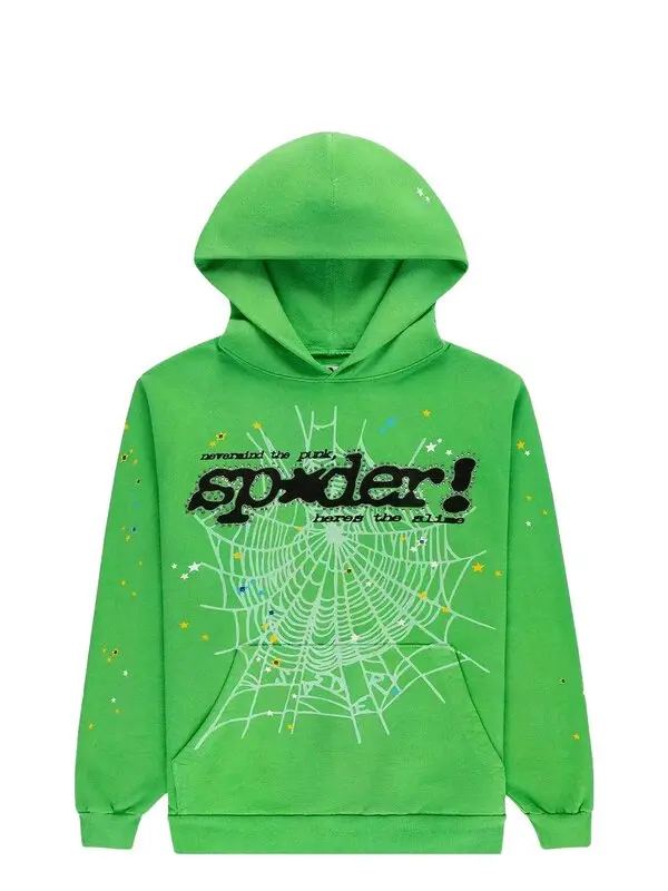 SP5DER Punk V2 Hoodie - Green