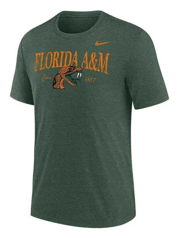 Nike College Tri-blend Short-sleeve T-shirt - Green