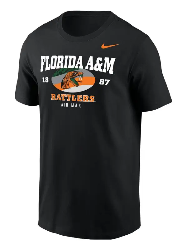 Nike College Air Max Short-sleeve T-shirt - Black