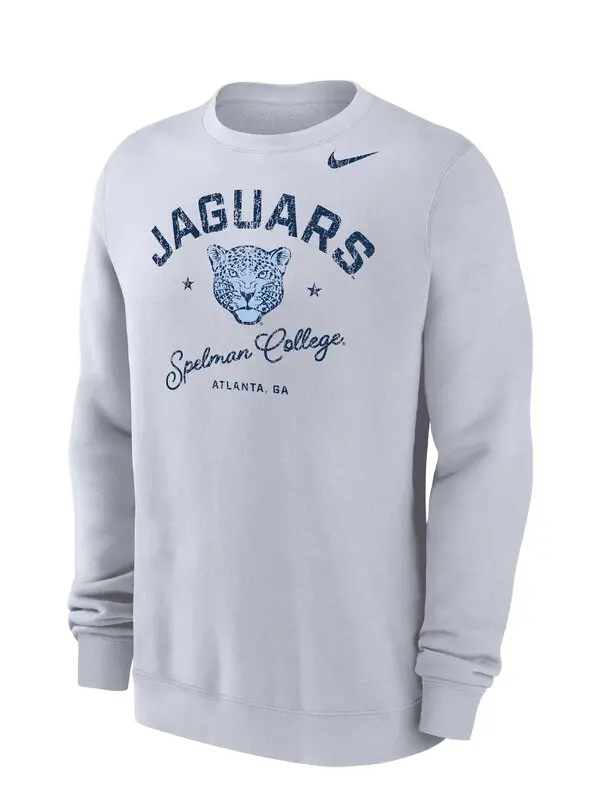 Nike Club Fleece College Crew-neck Sweatshirt - White