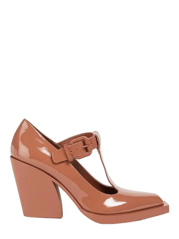 Zimmermann Patent-leather Pumps - Light Brown