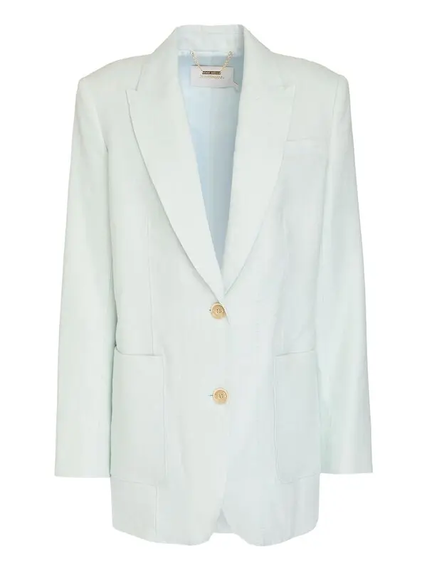 Zimmermann Linen Blazer - Mint