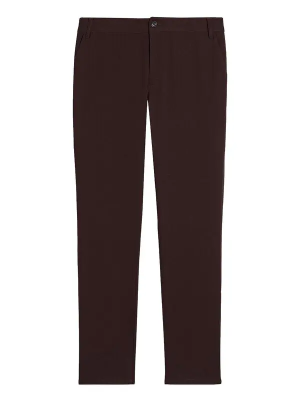 Paige Stafford Twill Pants - Dark Brown