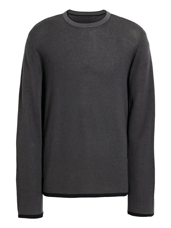 Rag & Bone Harvey Ribbed Cotton-blend Sweater - Anthracite