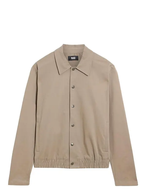 Paige Cotton-blend Twill Jacket - Sand