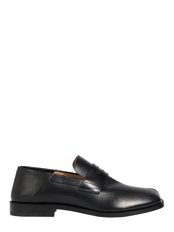 MAISON MARGIELA Tabi Split-toe Leather Loafers - Black