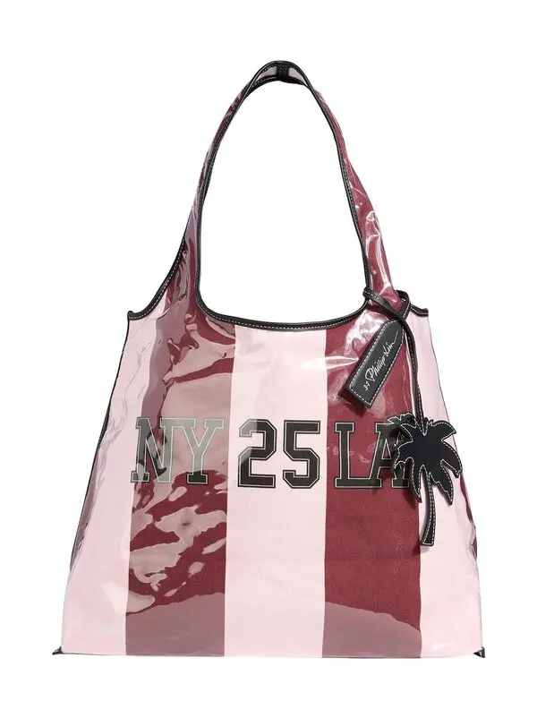 3.1 Phillip Lim Printed Cotton-canvas And Pvc Tote - Baby Pink