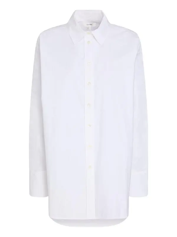 FRAME Cotton-poplin Shirt - White
