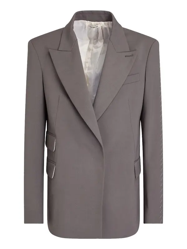 PETER DO Twill Blazer - Gray