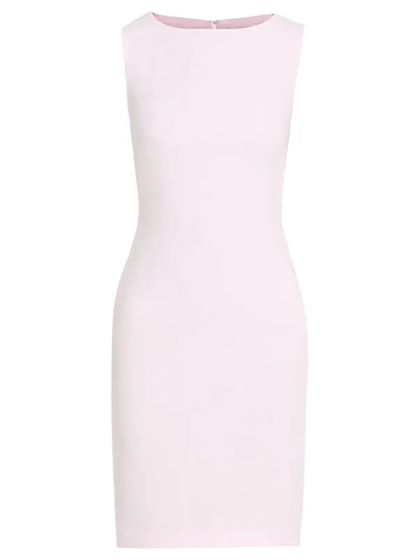 Theory Betty Crepe Mini Dress - Pastel Pink