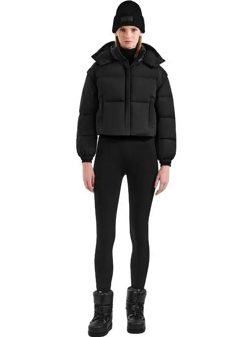Rudsak Cropped Down Puffer - Black