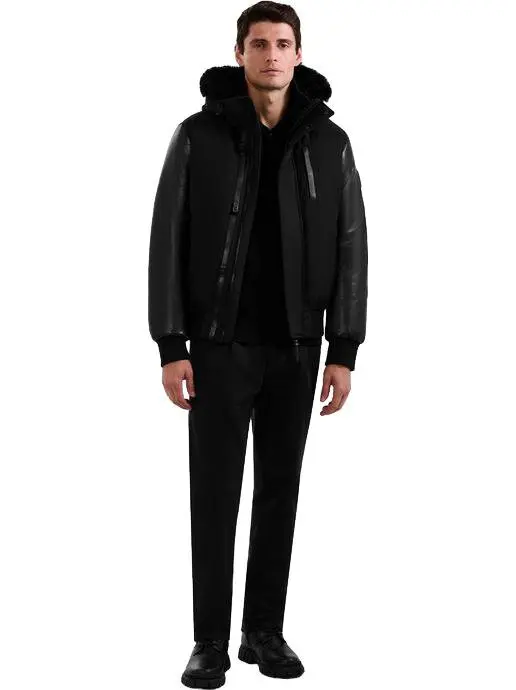 Rudsak Down Bomber Jacket - Black