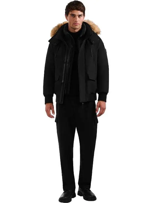 Rudsak George Down Bomber Jacket - Black